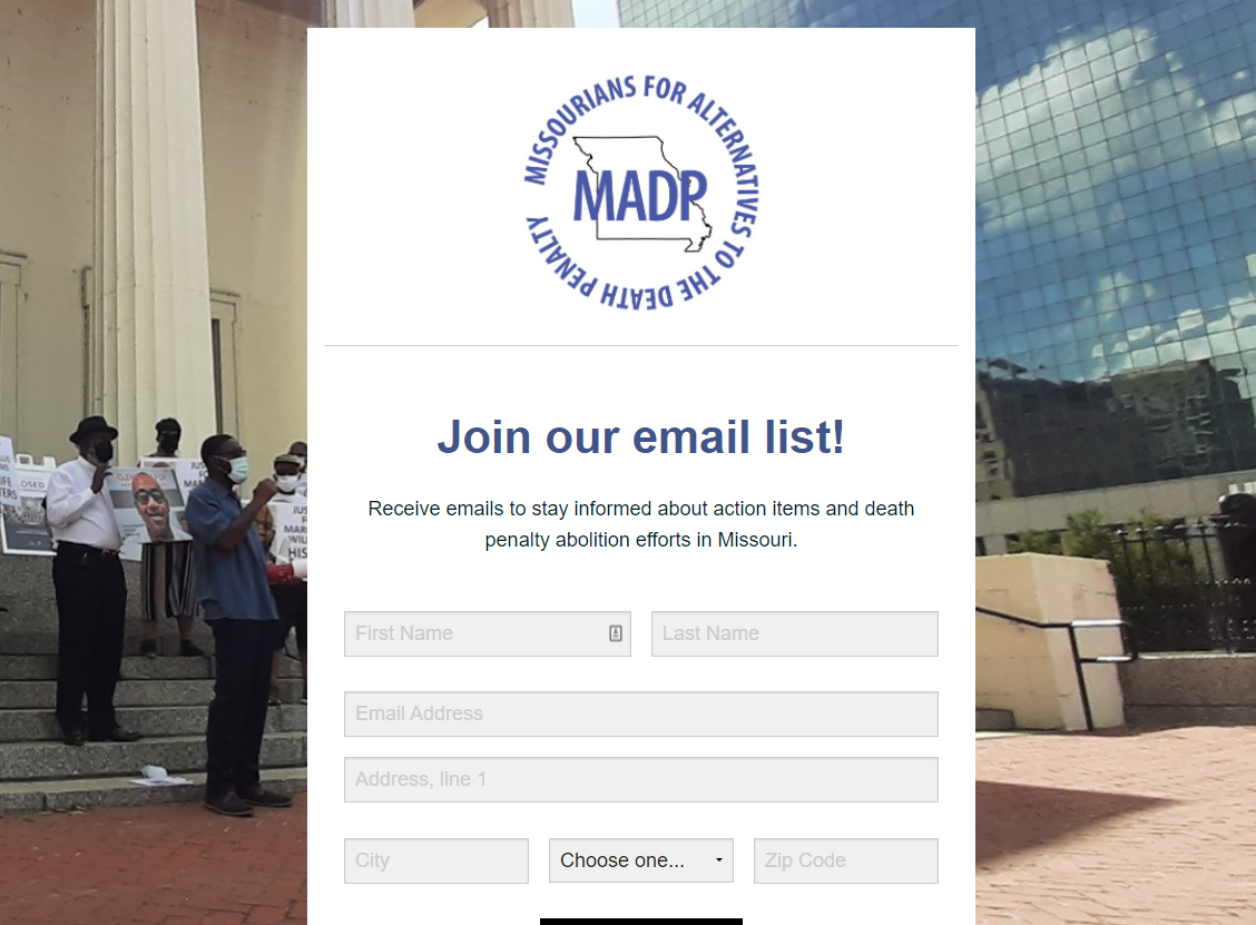 MADP Email Subscription